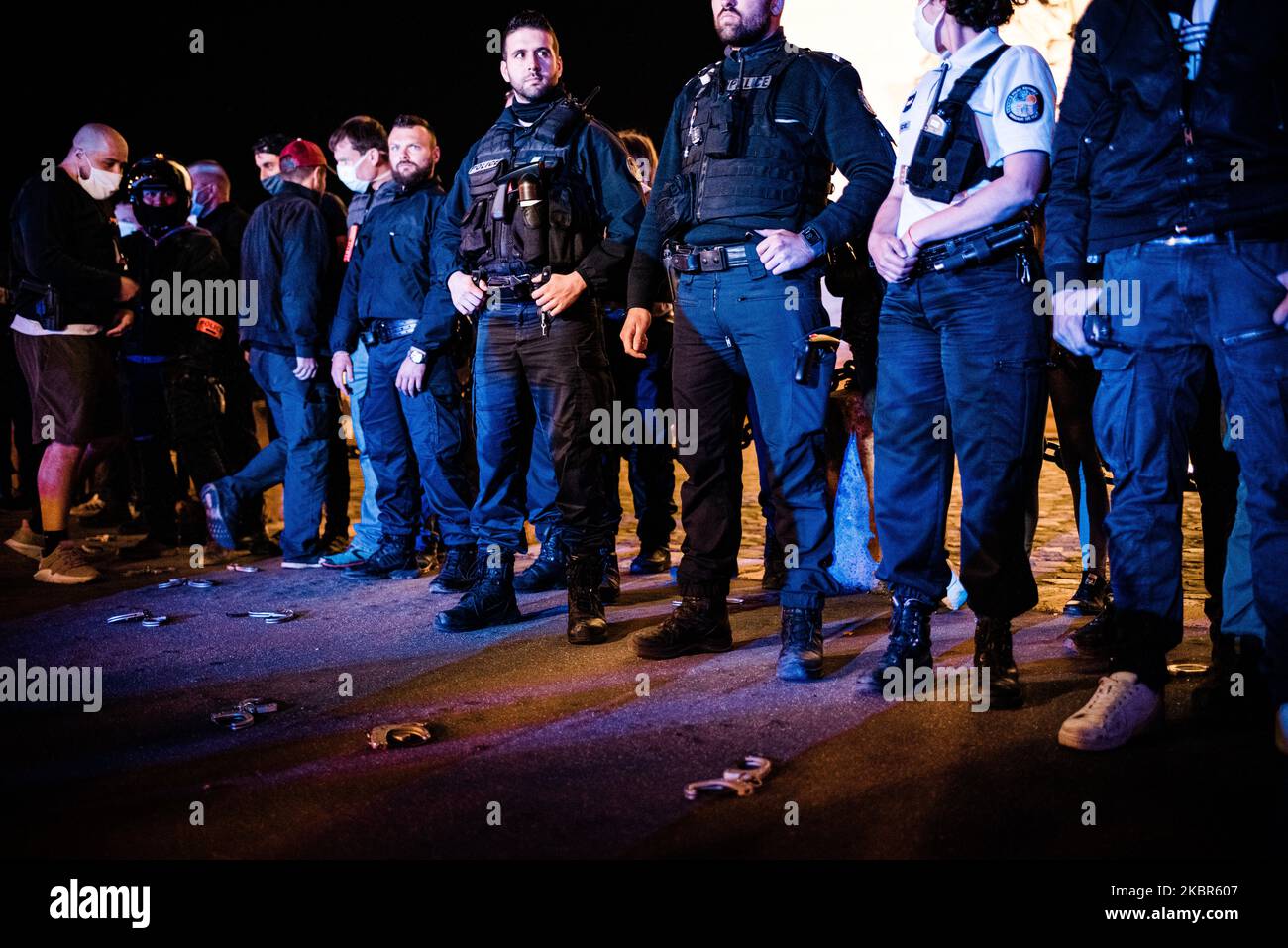 On 13 June 2020, several dozen police officers gathered at the foot of ...