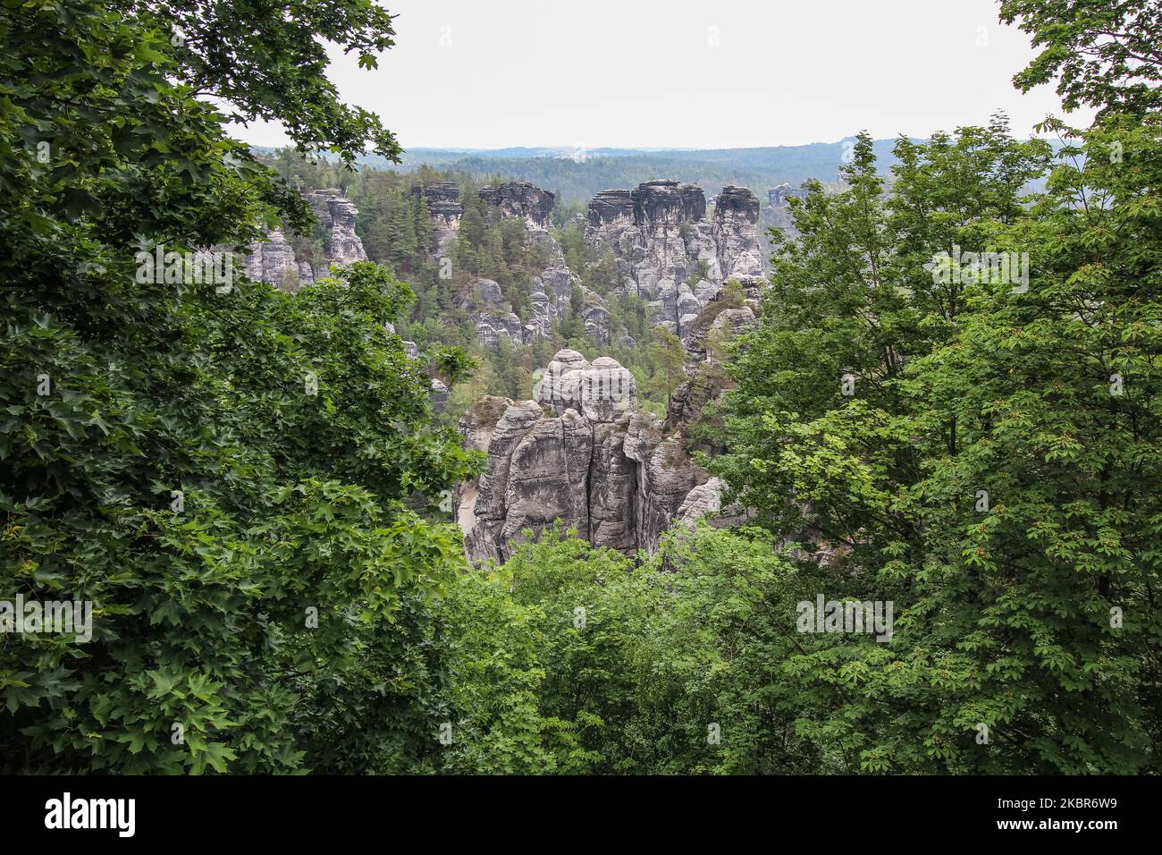 Present bastei bridge hi-res stock photography and images - Alamy