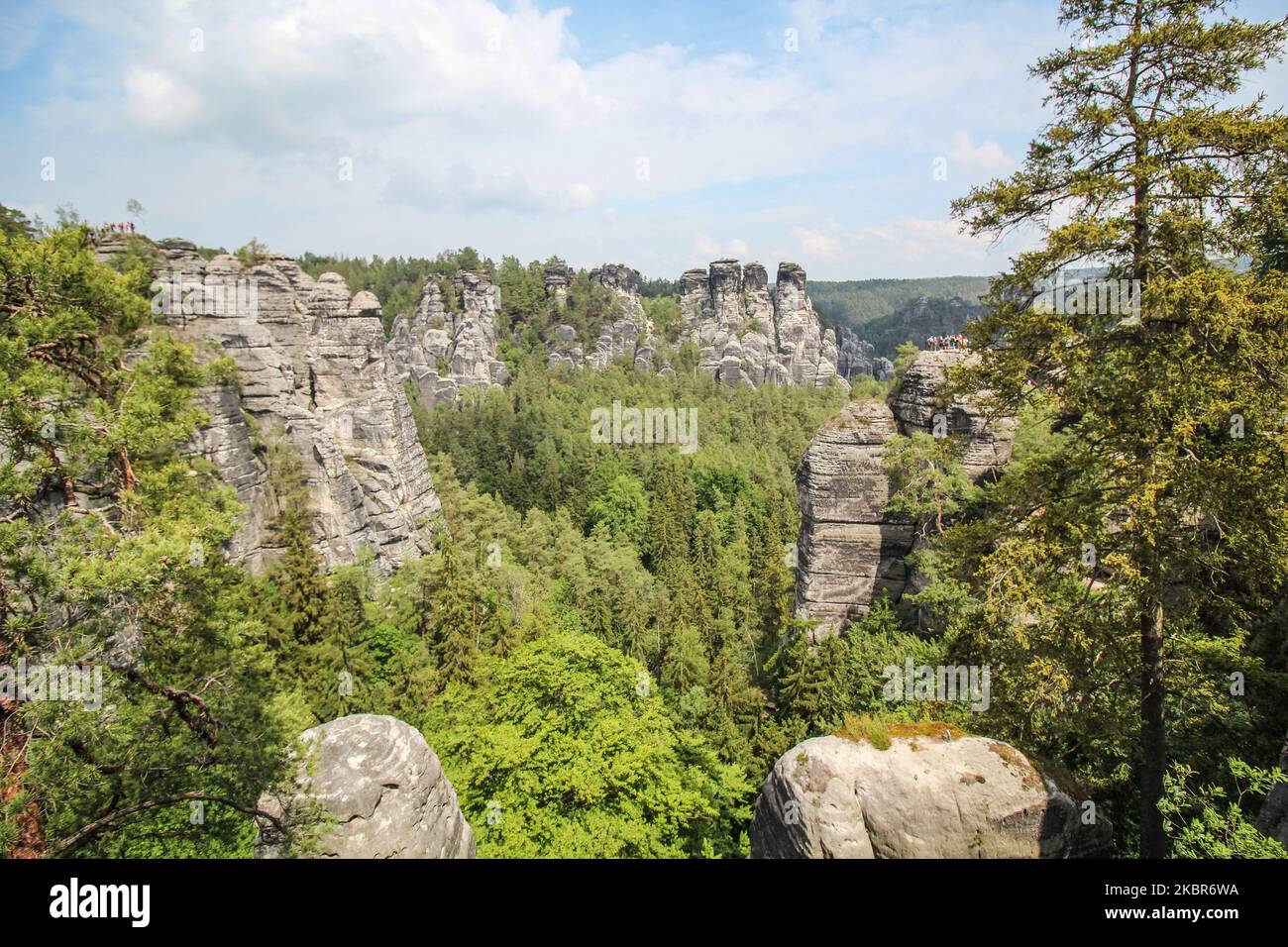 Present bastei bridge hi-res stock photography and images - Alamy
