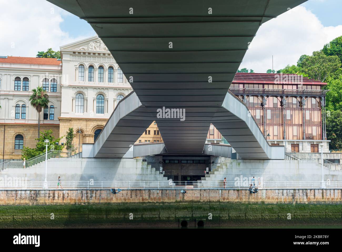 Side view guggenheim museum bilbao hi-res stock photography and images ...