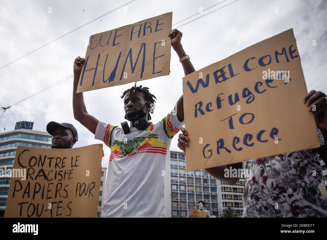 People took the streets of Athens, Greece to protest due the World ...