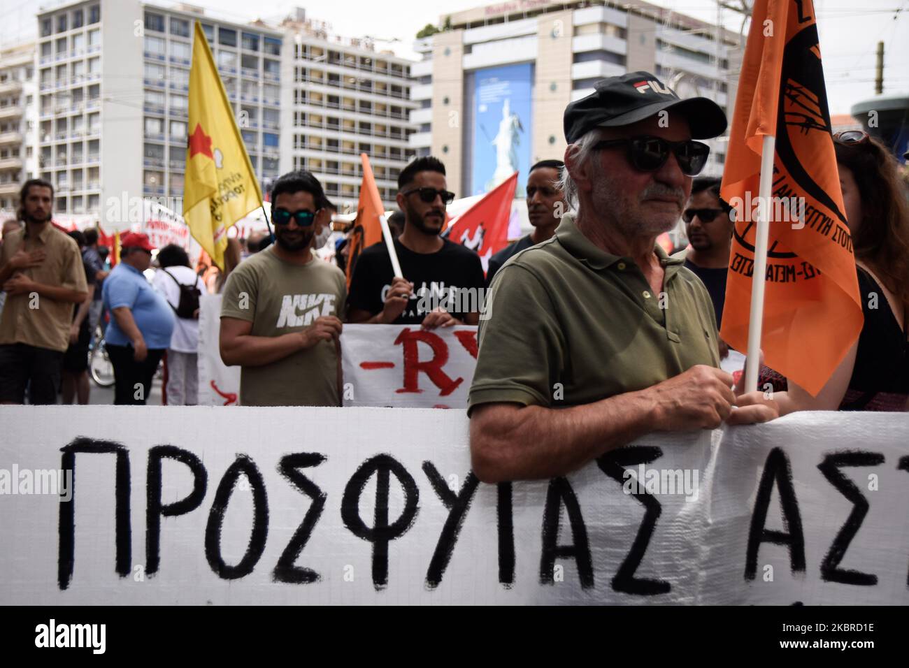People took the streets of Athens, Greece to protest due the World ...