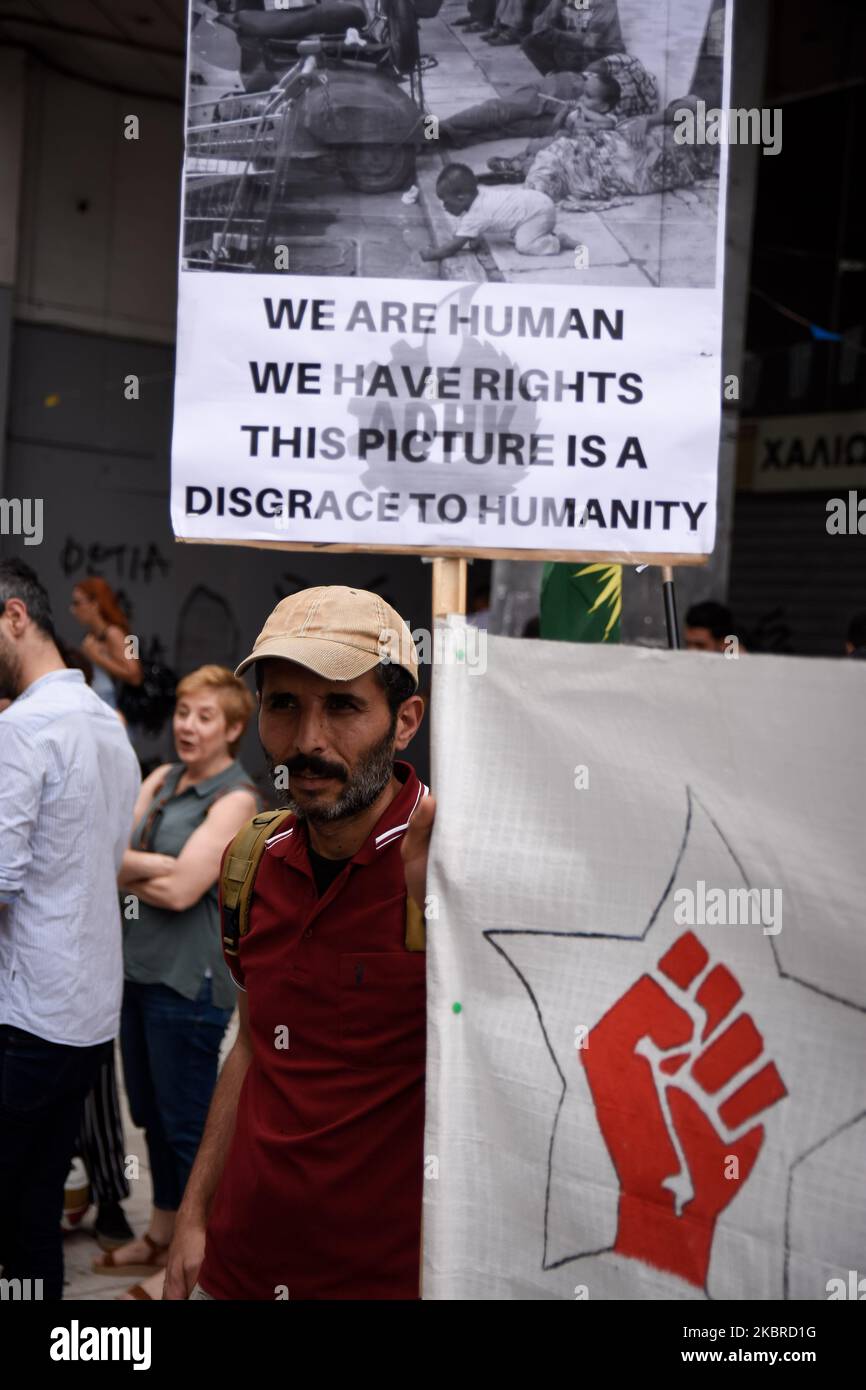 People took the streets of Athens, Greece to protest due the World ...