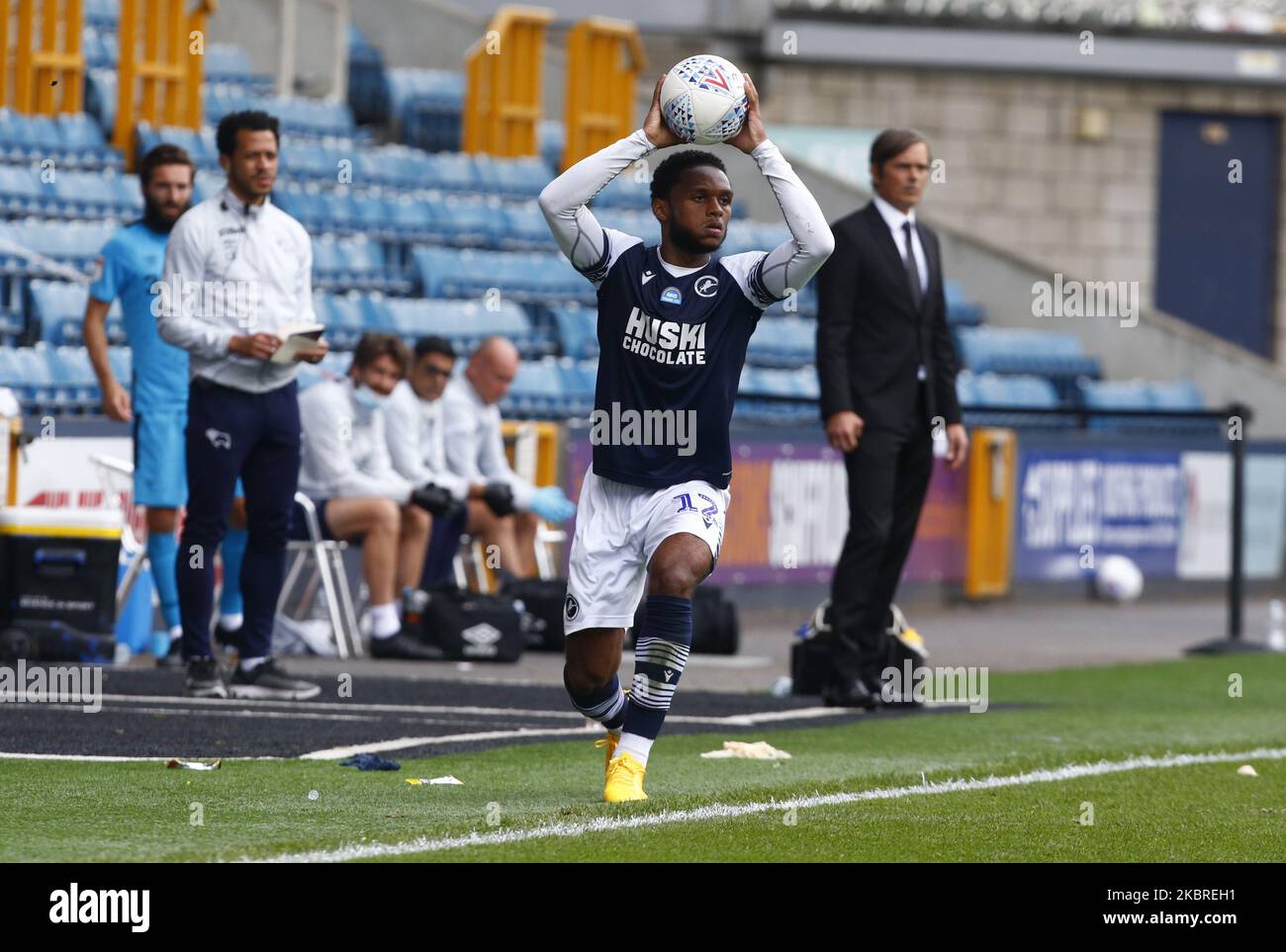 Mahlon Romeo of Millwall in action during EFL Sky Bet Championship ...