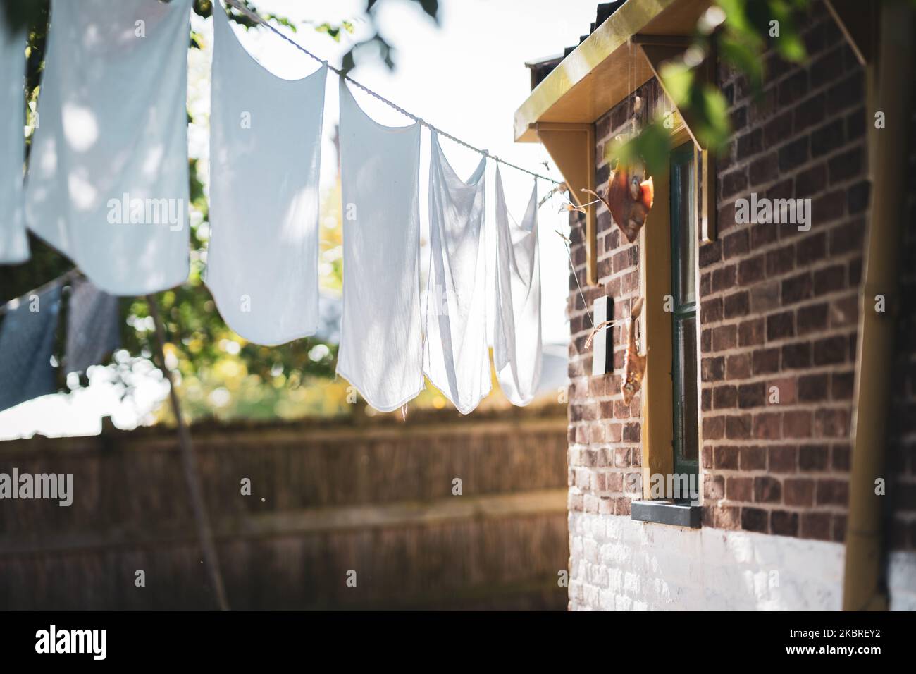 Details at typical dutch history of fishing culture around an old inner ...