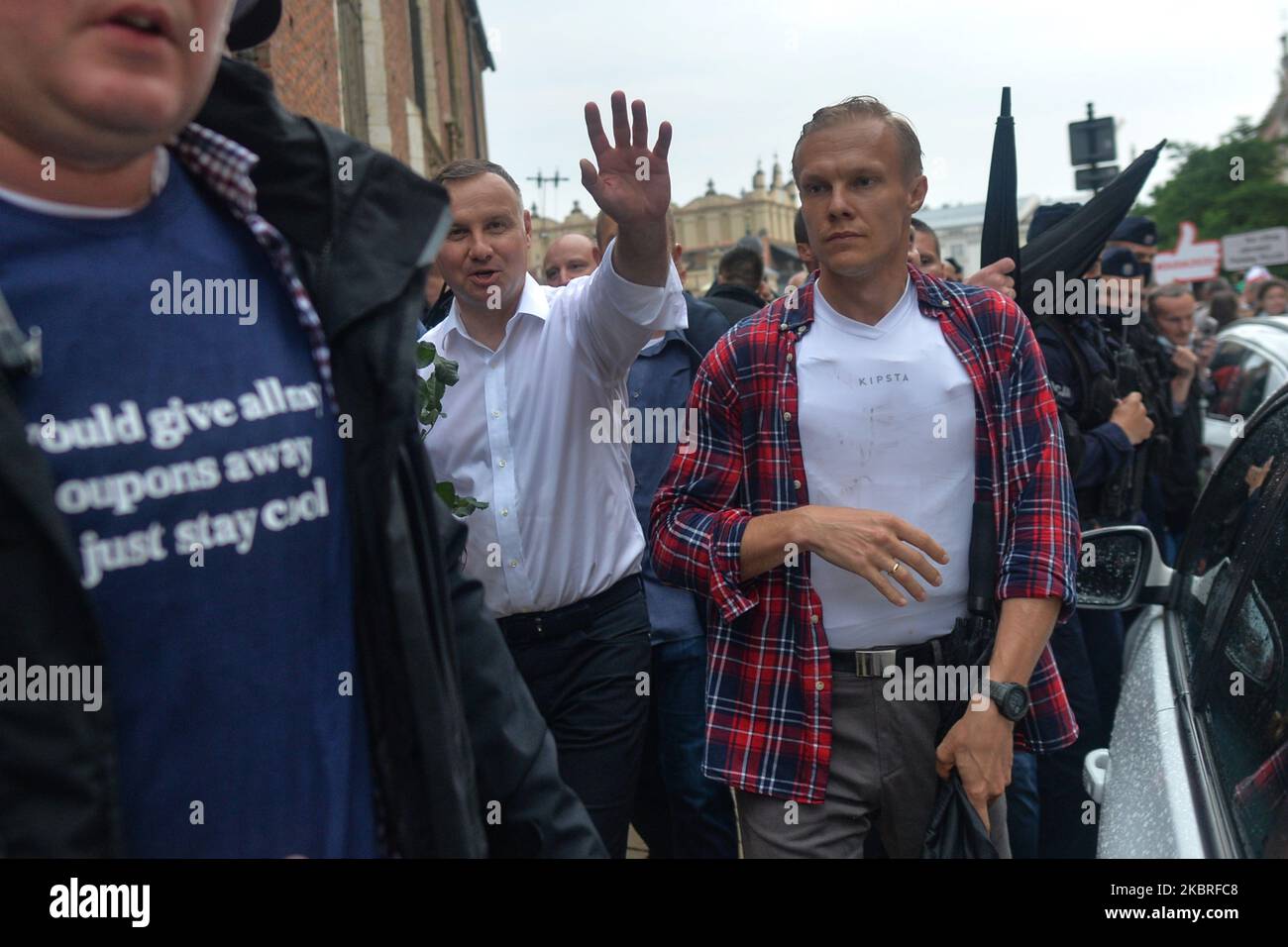 Andrzej Duda, the current Polish President and candidate for the ...