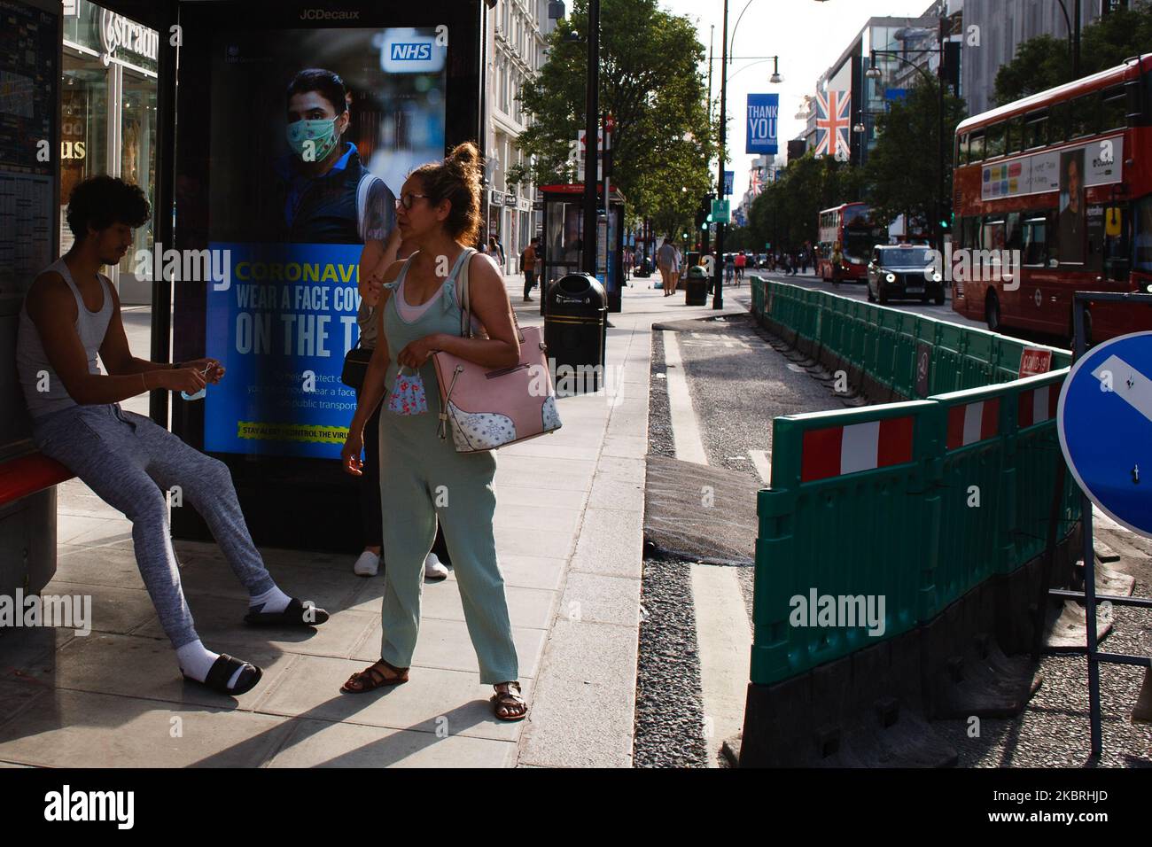 Temporary bus stop uk hi-res stock photography and images - Alamy