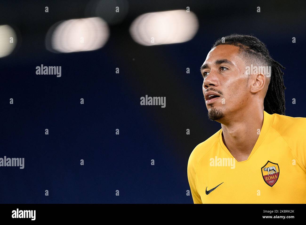 Chris Smalling of AS Roma during the Serie A match between AS Roma and ...