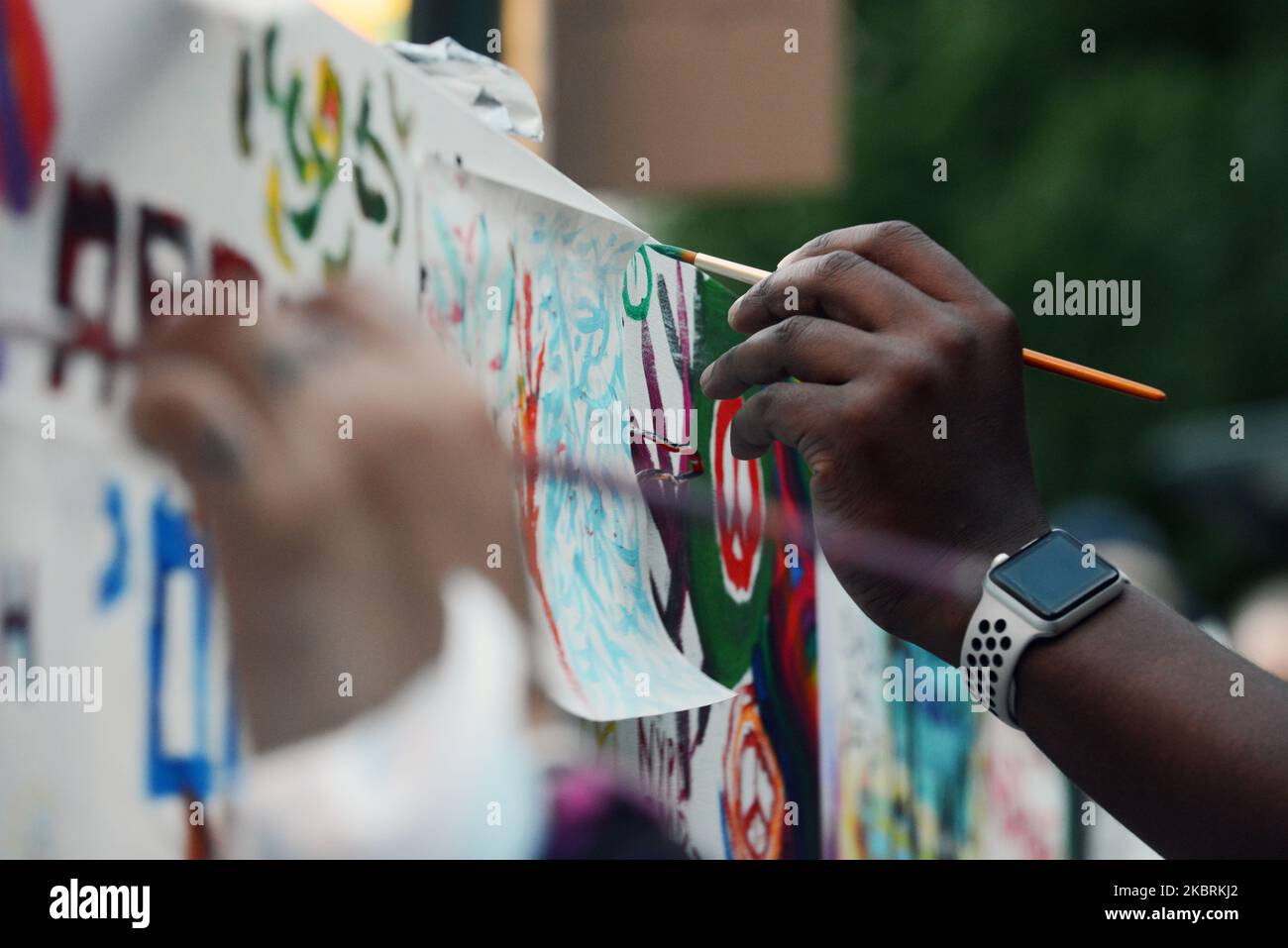City hall autonomous zone hi-res stock photography and images - Alamy