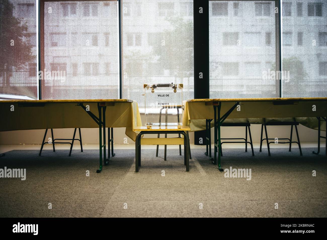 Paul ricoeur polling centre hi-res stock photography and images - Alamy