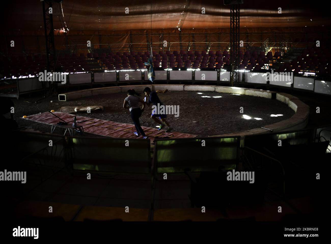 The Gypsy King circus remains closed on June 26th in Guatemala during ...