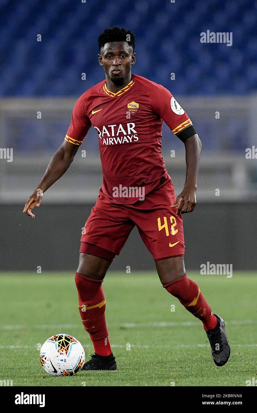 Amadou Diawara of AS Roma during the Serie A match between AS Roma and ...