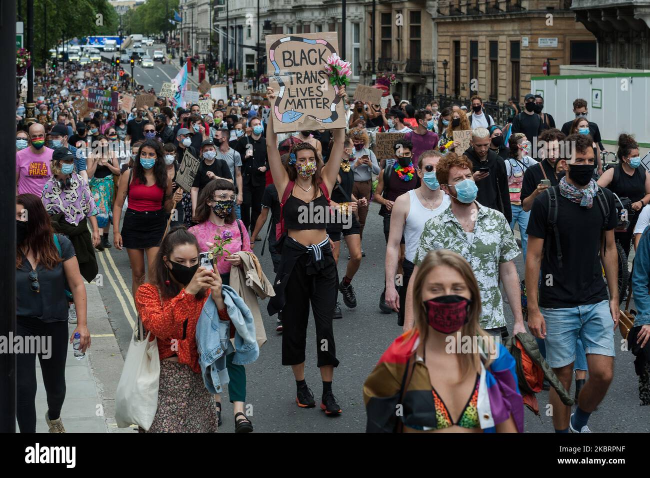 Thousands of transgender people and their supporters march through ...