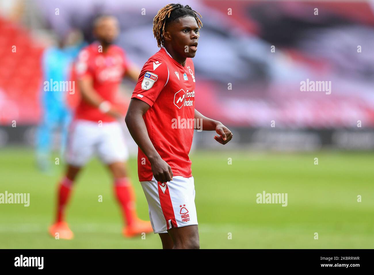Alex Mighten (48) of Nottingham Forest during the Sky Bet Championship ...
