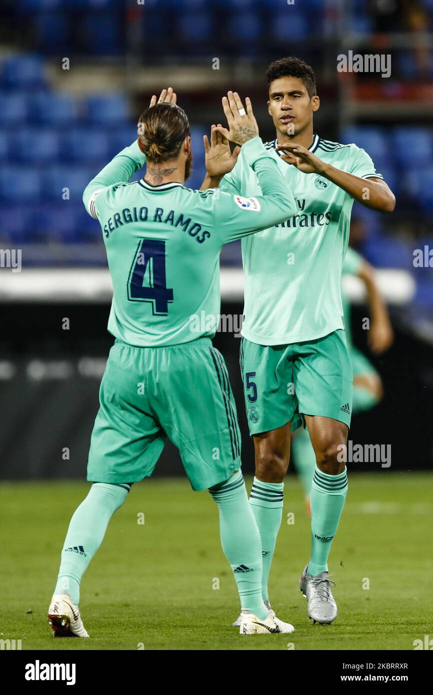 Raphael varane sergio ramos real hi-res stock photography and images ...