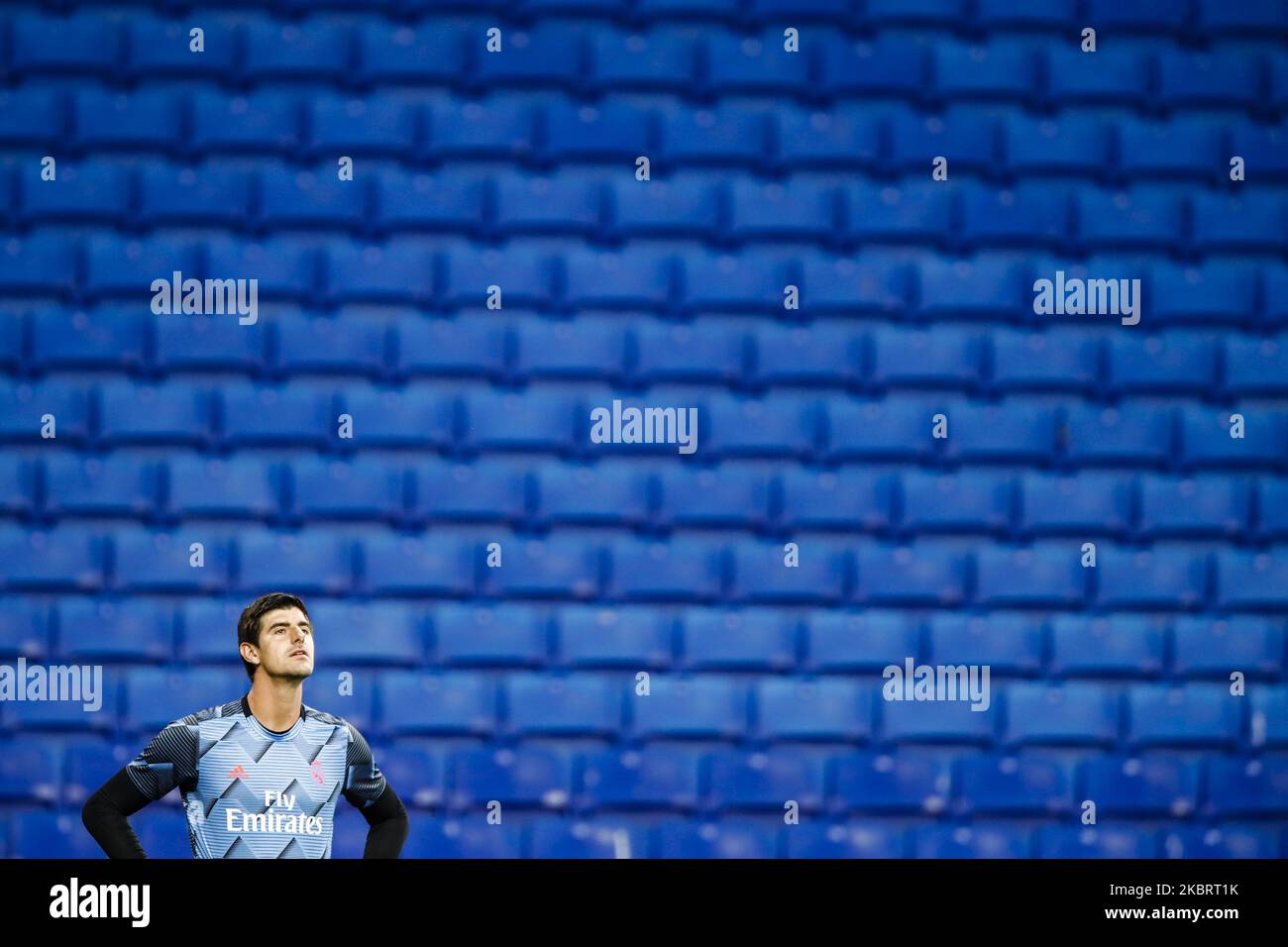 13 Courtois of Real Madrid during La Liga match between RCD Espanyol ...