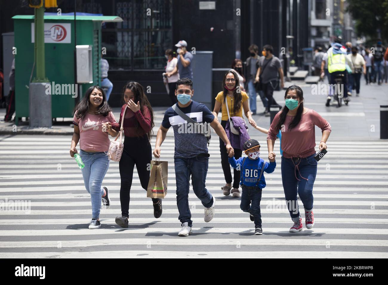 Daily life in Mexico City, Mexico on June 29, 2020. After several ...