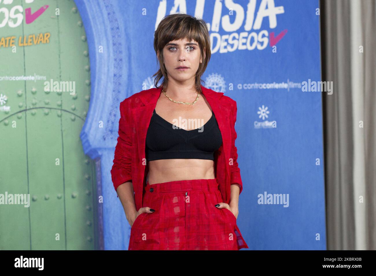 Actress María León is seen during the presentation of the film 'La ...