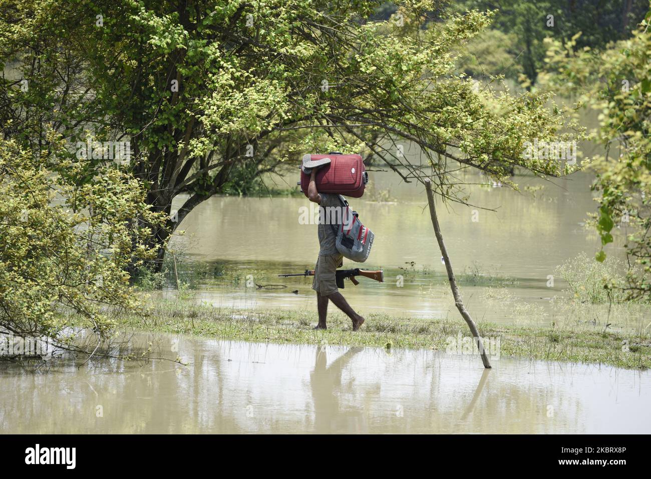 Camp wading flood water hi-res stock photography and images - Alamy