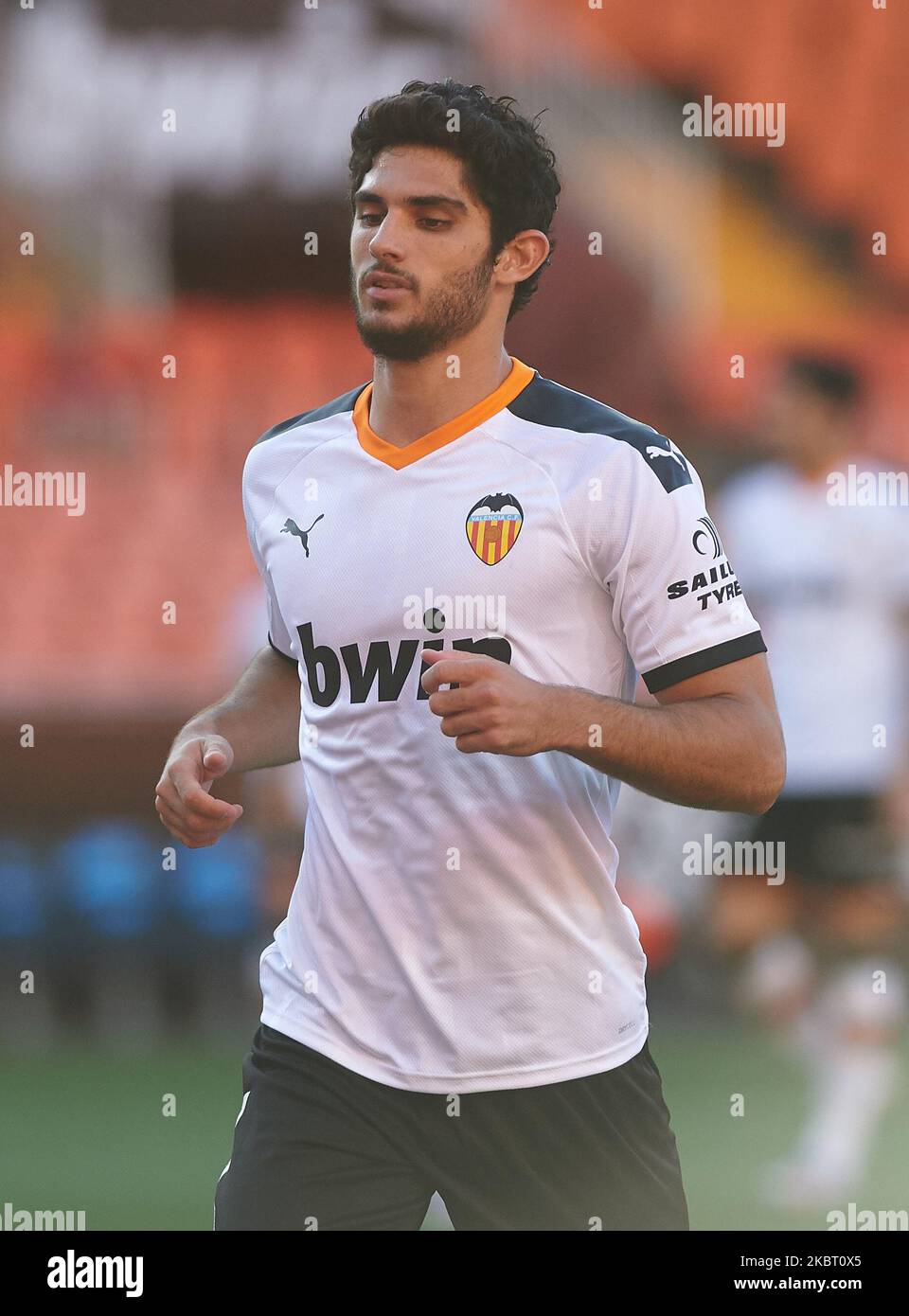 Gonzalo Guedes of Valencia during the la La Liga Santander mach between ...