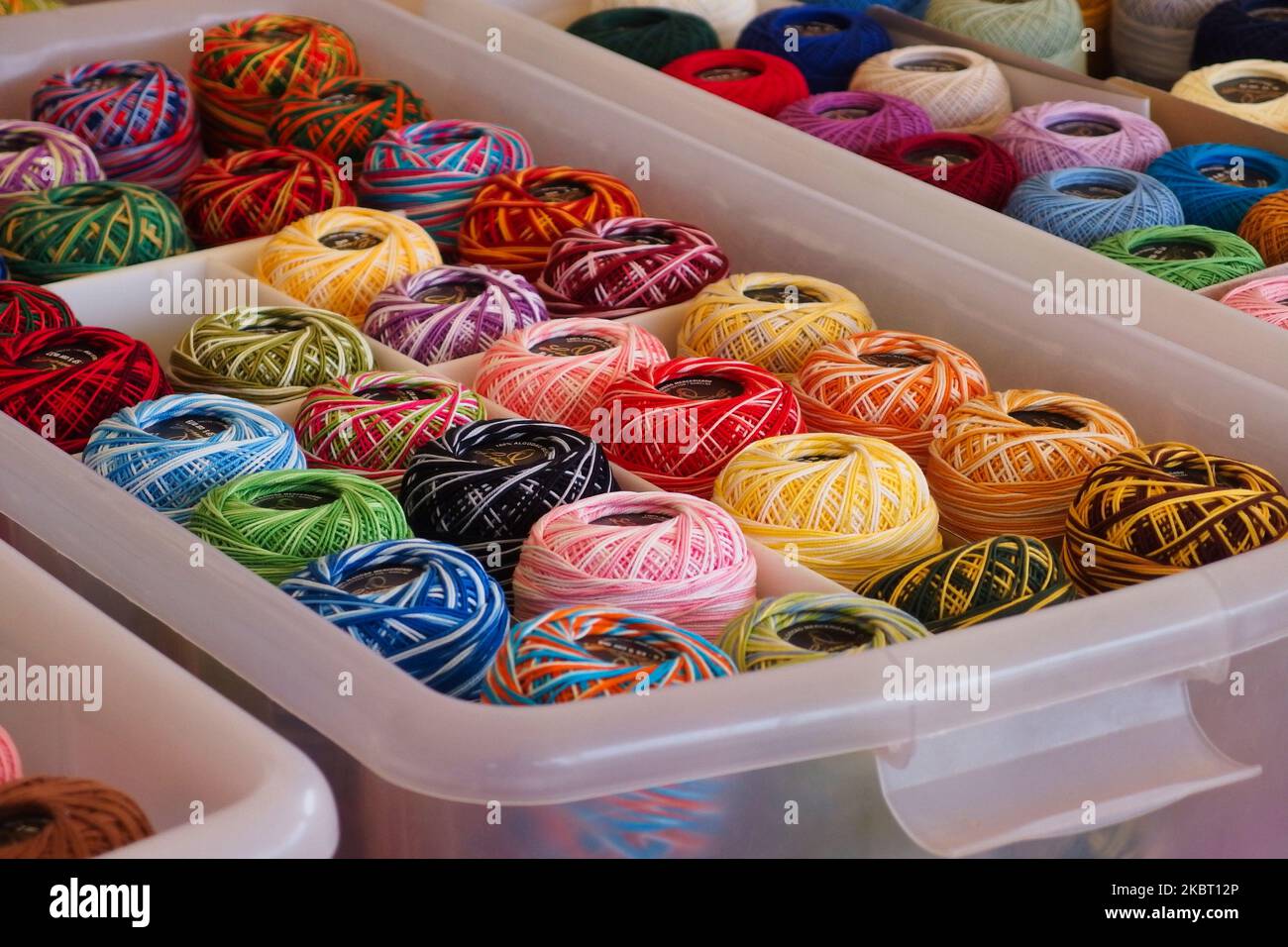 Coloured thread isolated hi-res stock photography and images - Alamy