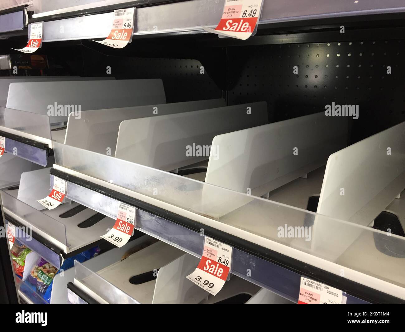 Empty supermarket refrigerator hi-res stock photography and images - Alamy