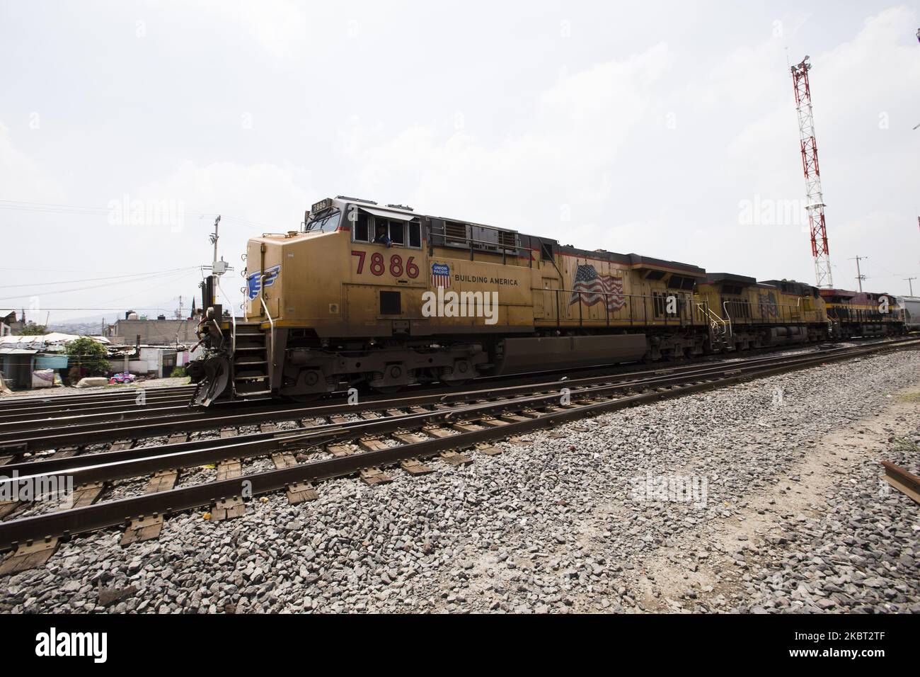Central American migrants wait for the train called ''La bestia'' ( The ...
