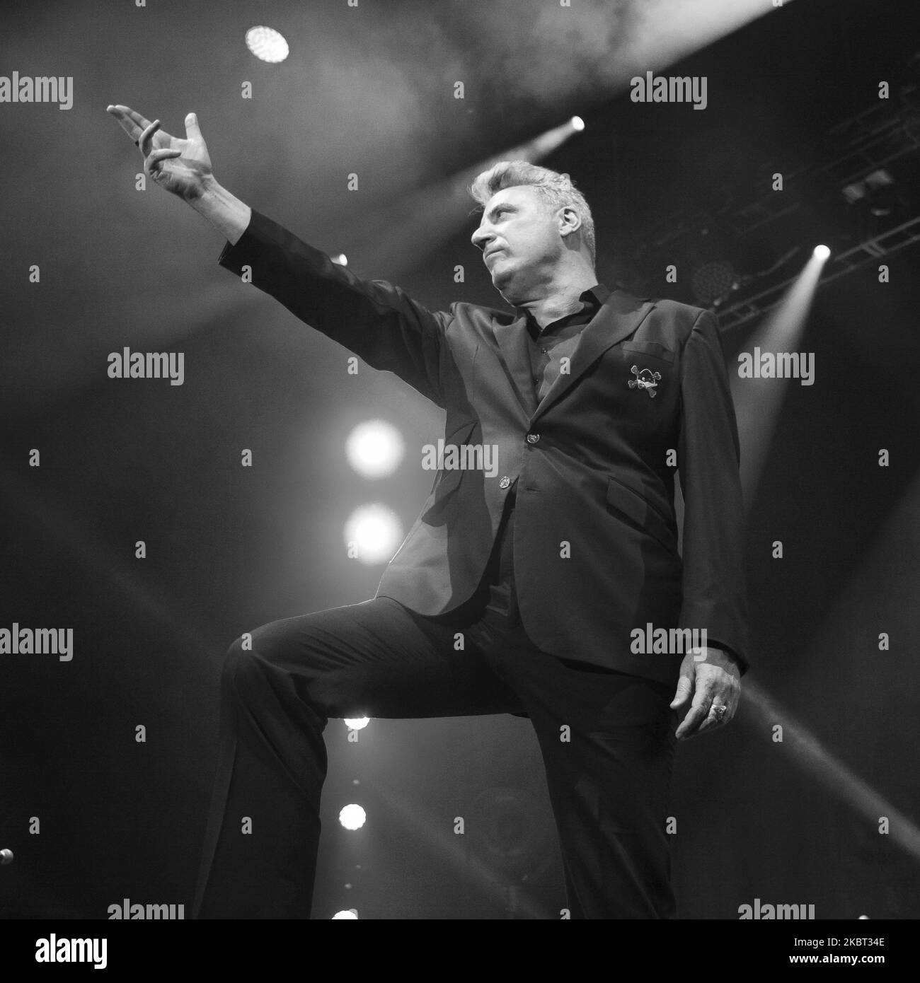 Spanish singer and songwritter Loquillo performs on stage at Wizink ...