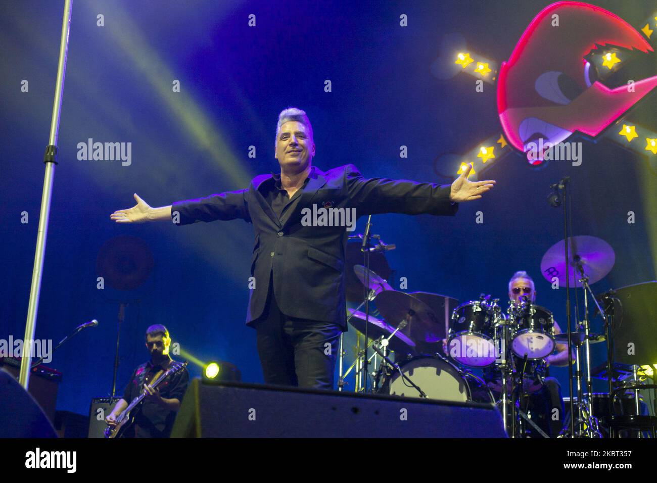 Spanish singer and songwritter Loquillo performs on stage at Wizink ...