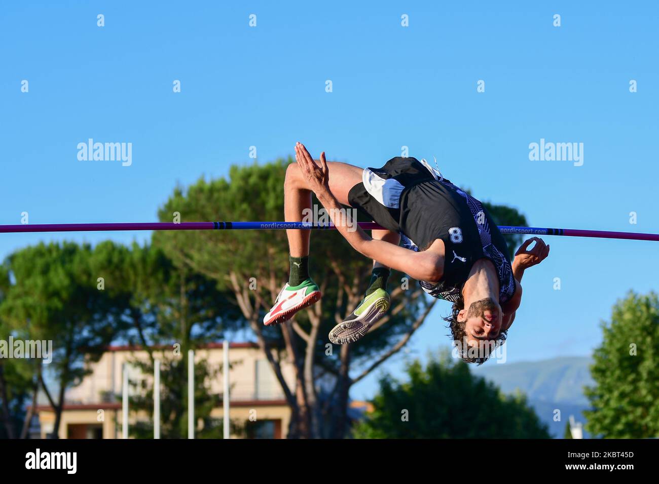 Gianmarco tamberi high jump hi-res stock photography and images - Alamy