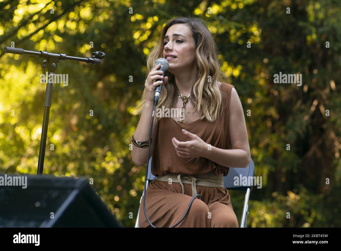 Jazz singer Veronica Ferreiro during their performance at the first ...