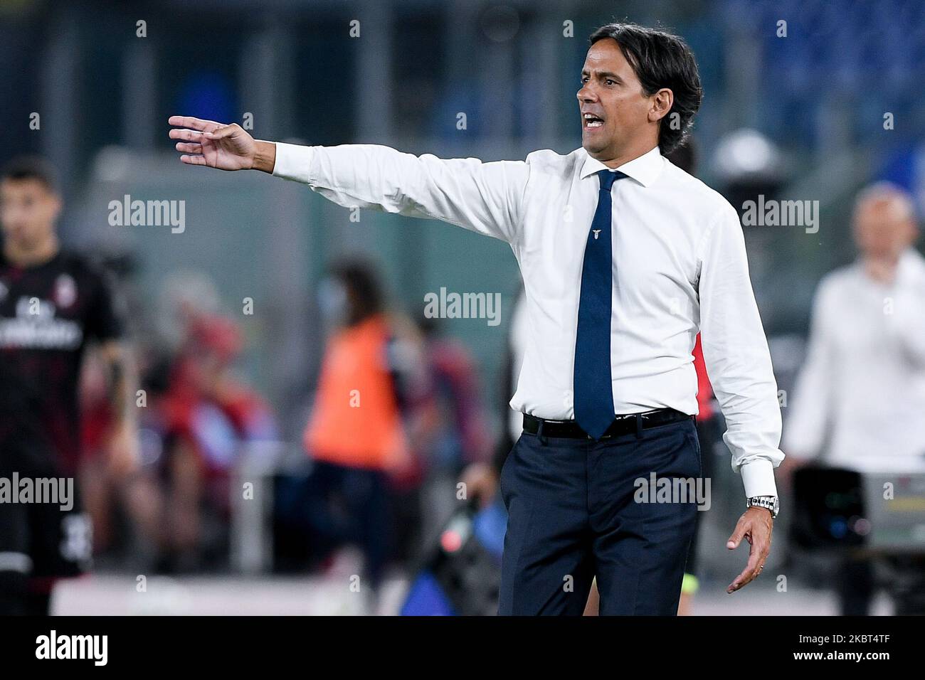 Simone Inzaghi manager of SS Lazio during the Serie A match between SS ...