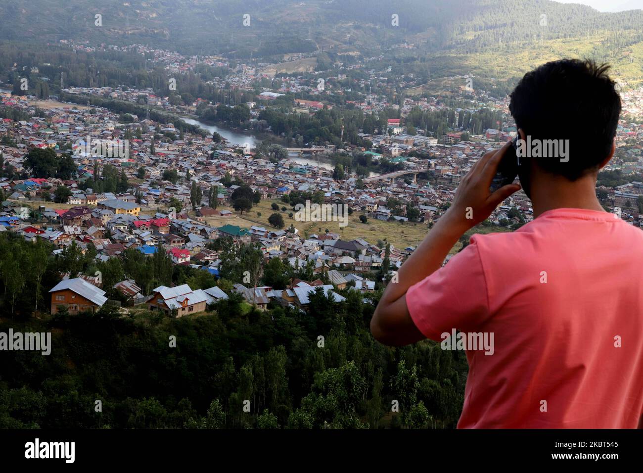 Aerial view of baramulla town hi-res stock photography and images - Alamy