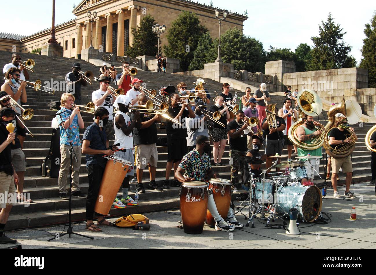 A Philadelphia orchestral band known as The Brotherhood performed in ...