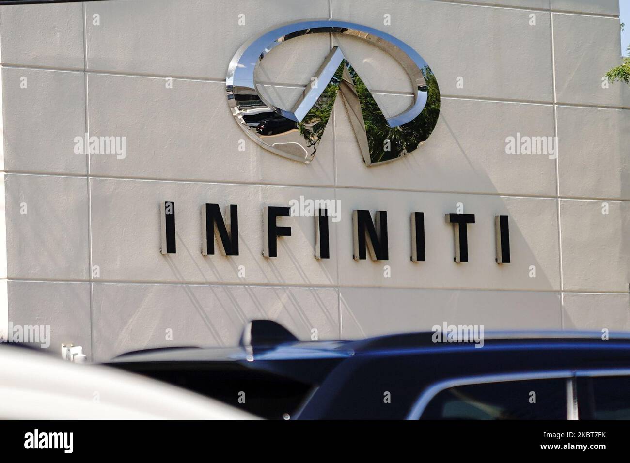 A view of Infiniti dealership in Queens, New York, USA., on July 4 ...