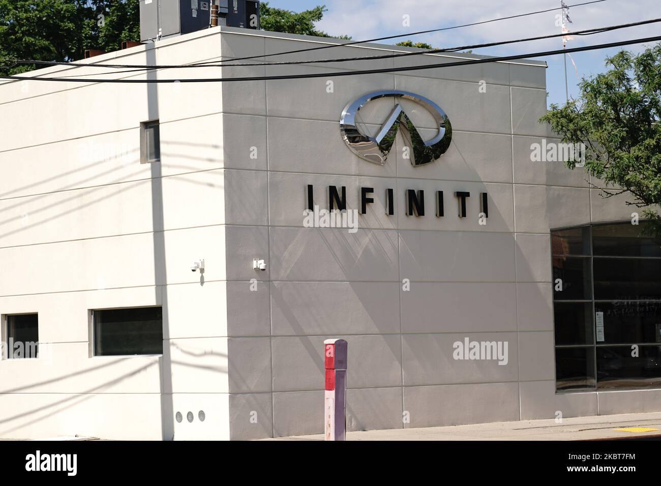 A view of Infiniti dealership in Queens, New York, USA., on July 4 ...