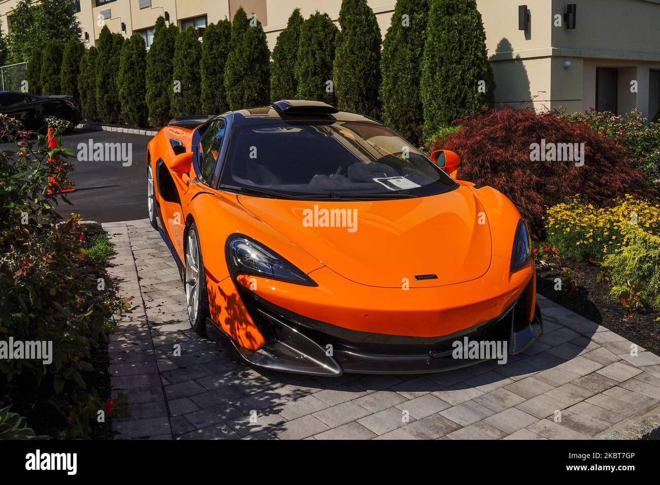 A view of McLaren dealership in Queens, New York, USA., on July 4, 2020 ...