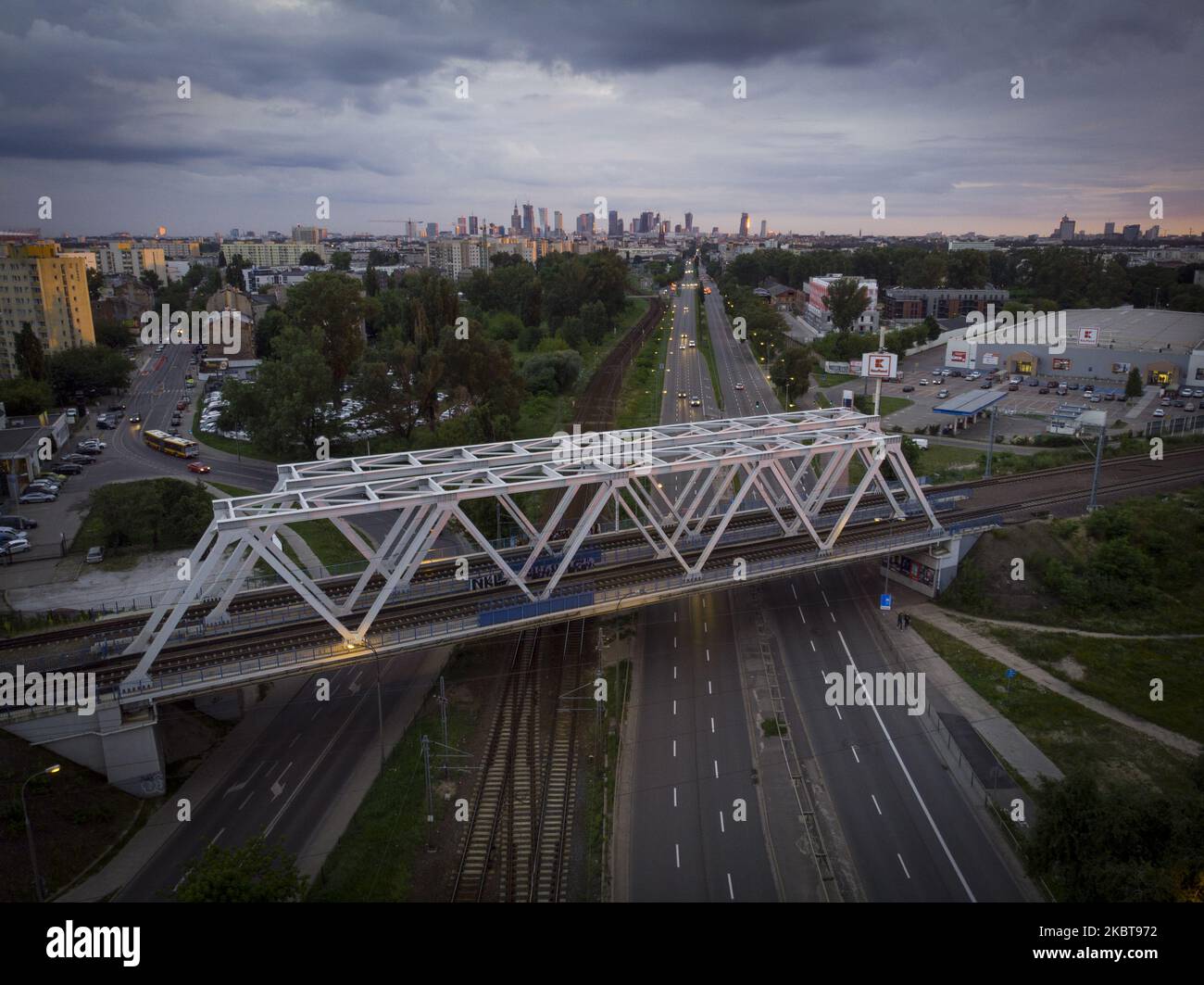 Solidarity bridge poland hi-res stock photography and images - Alamy
