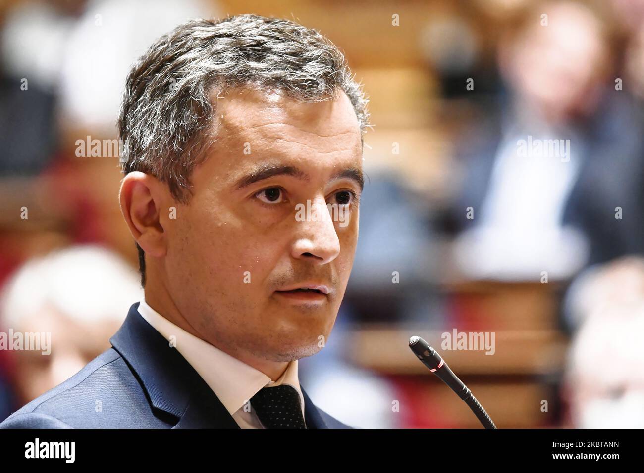 Gerald darmanin minister of the interior of france hi-res stock ...