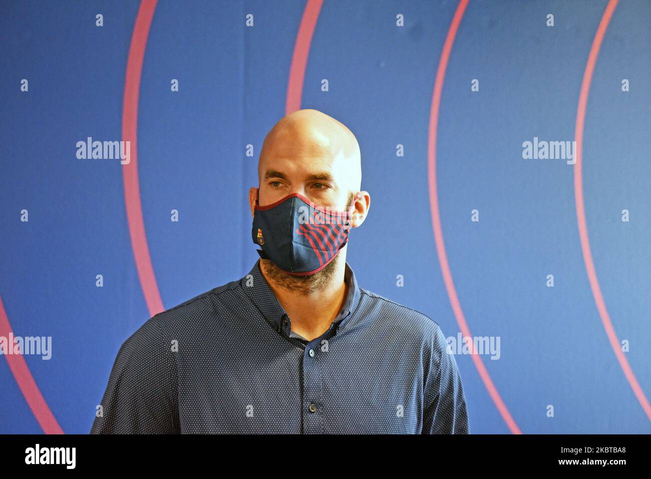 Presentation of Nick Calathes as new player of the FC Barcelona ...