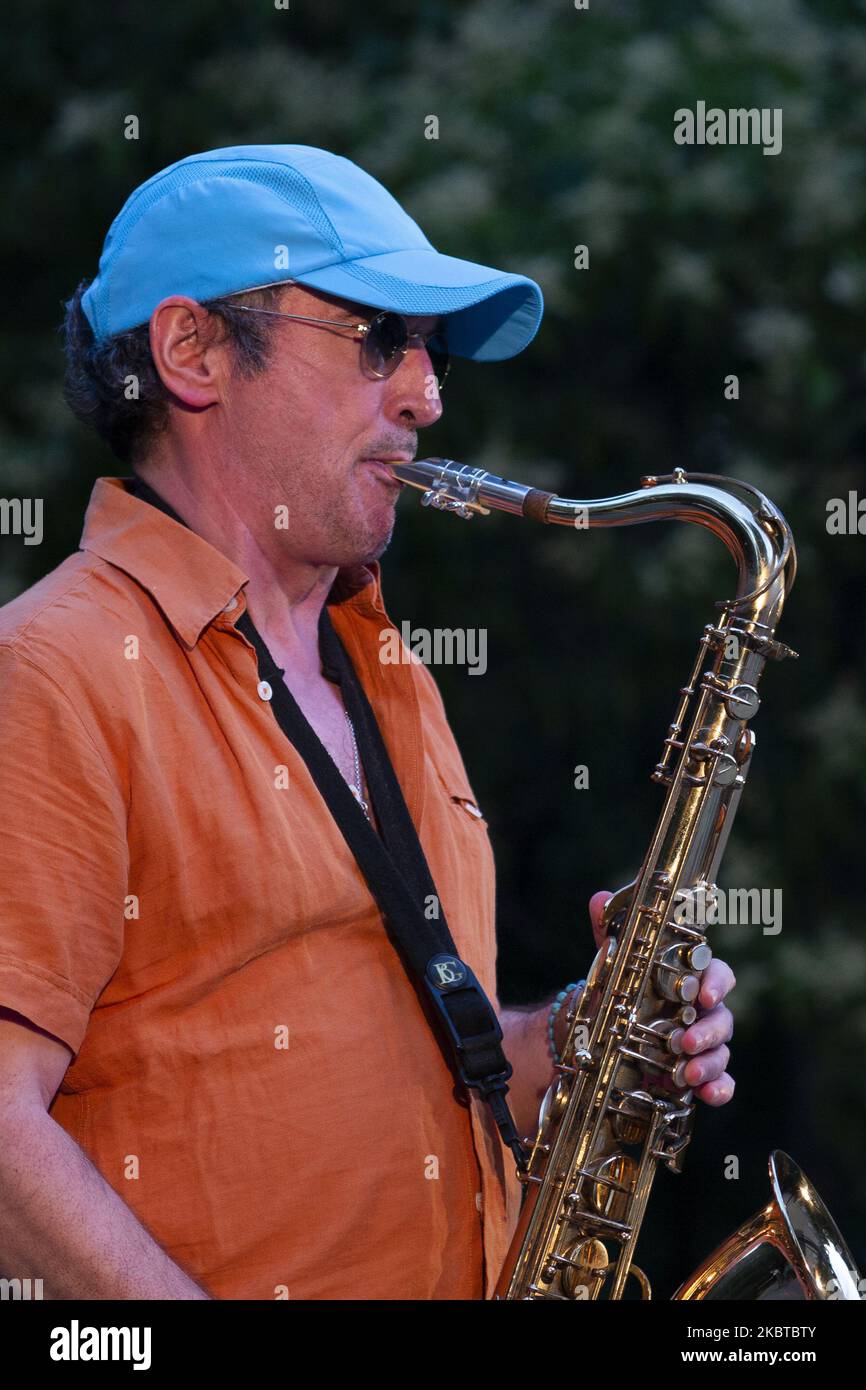 Jazz band Inaki Arakistan Band during their performance at the first ...
