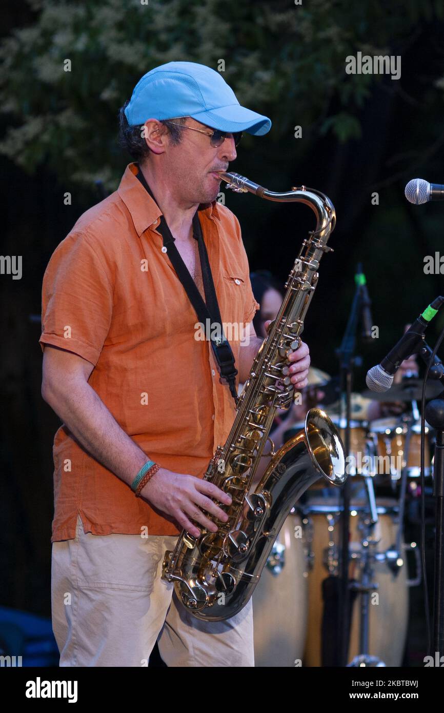 Jazz band Inaki Arakistan Band during their performance at the first ...