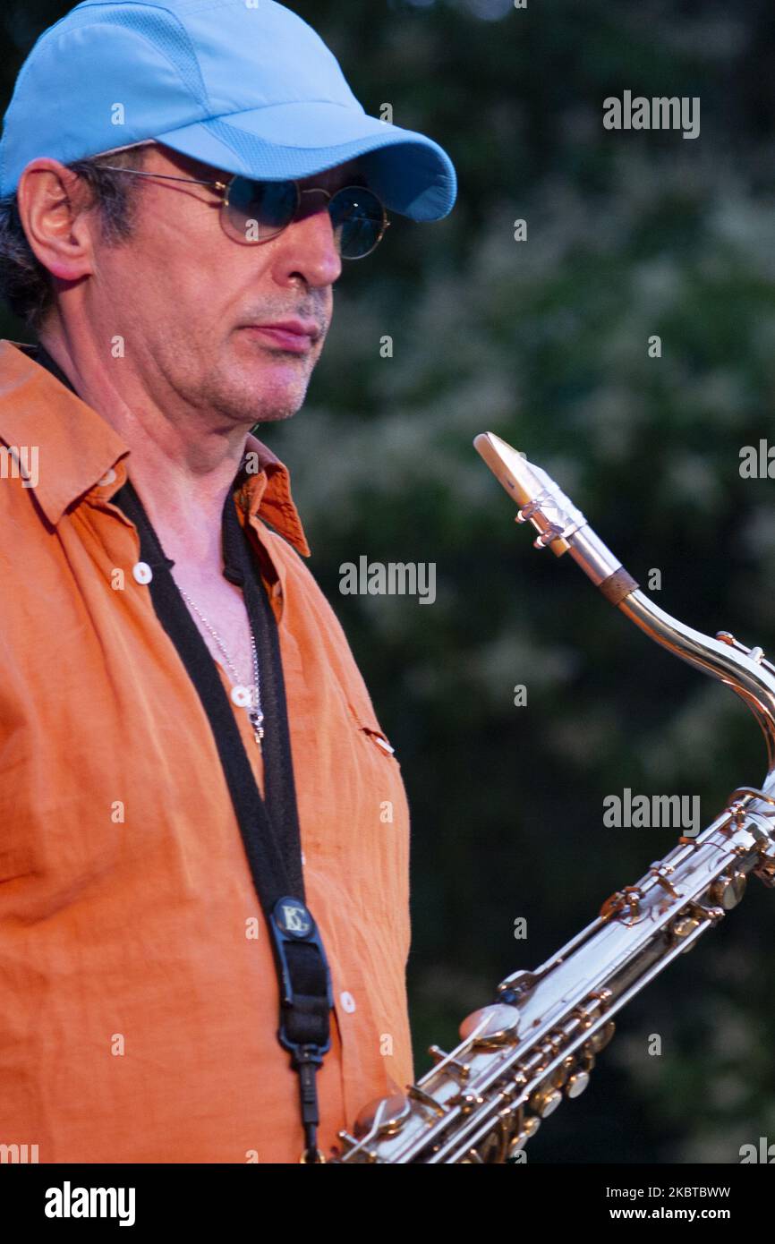 Jazz band Inaki Arakistan Band during their performance at the first ...