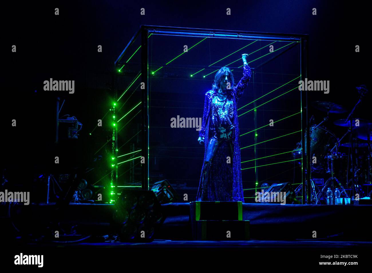 Italian singer Giorgia performs live at Mediolanum Forum in Milan ...