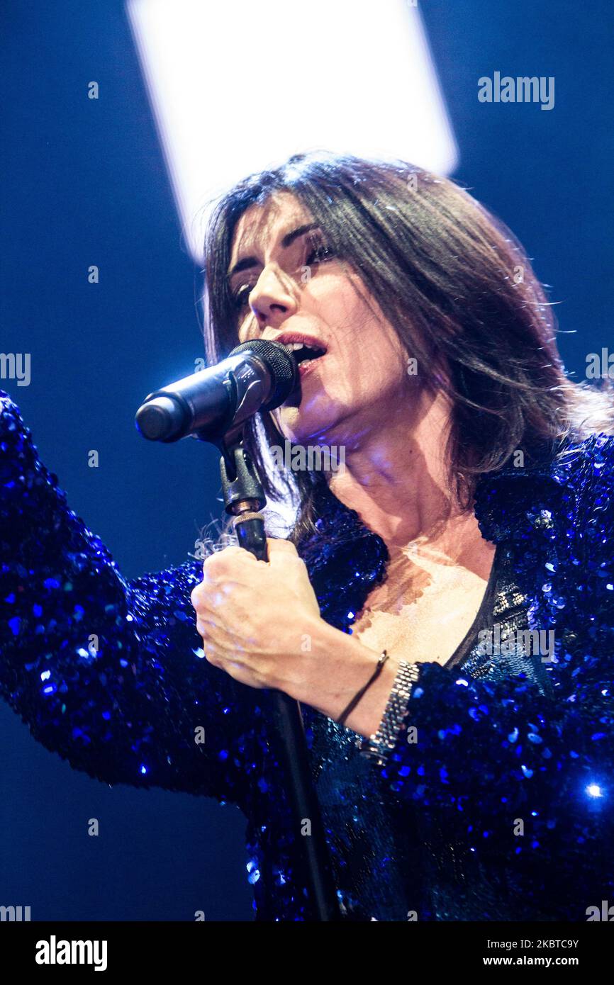 Italian singer Giorgia performs live at Mediolanum Forum in Milan ...