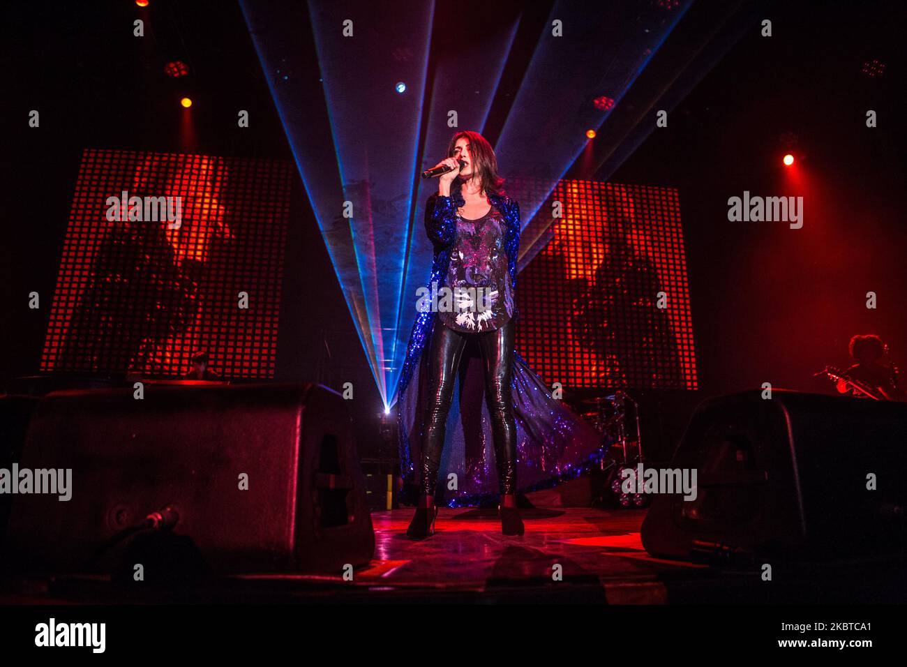 Italian singer Giorgia performs live at Mediolanum Forum in Milan ...