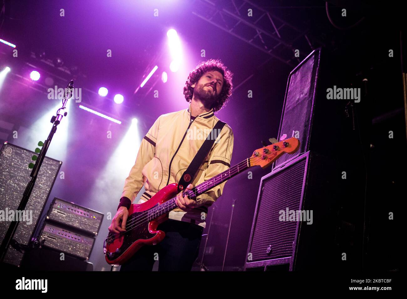 Simon Rix of Kaiser Chiefs performs live at Magazzini Generali in Milan ...