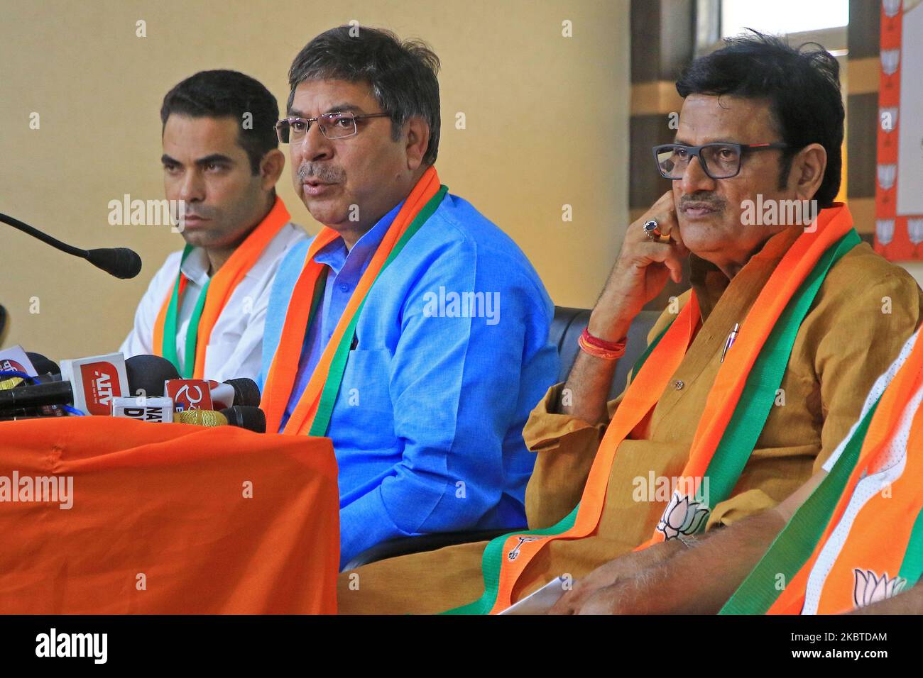 Party senior leader rajendra rathore hi-res stock photography and ...