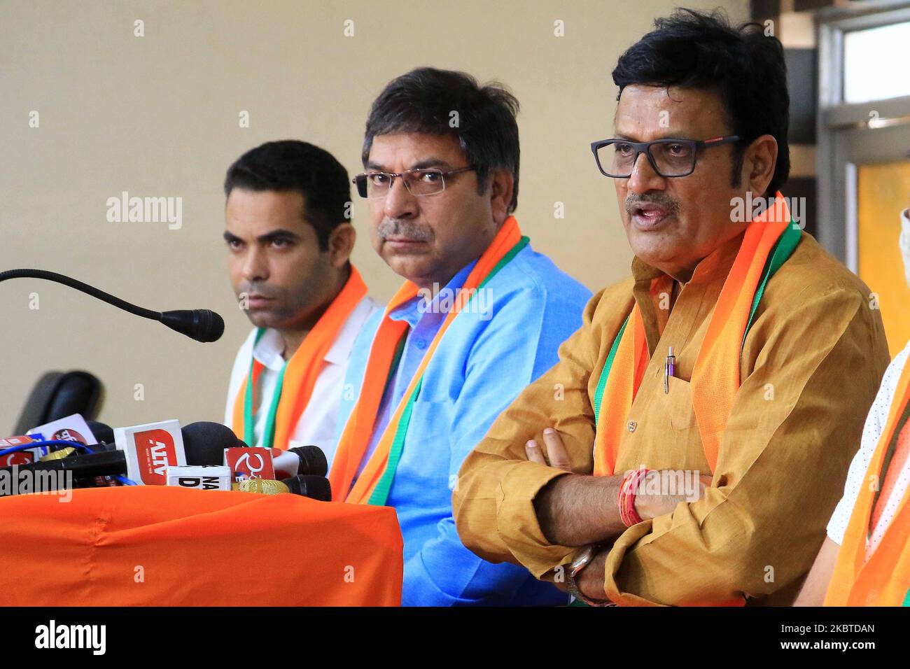 Party senior leader rajendra rathore hi-res stock photography and ...