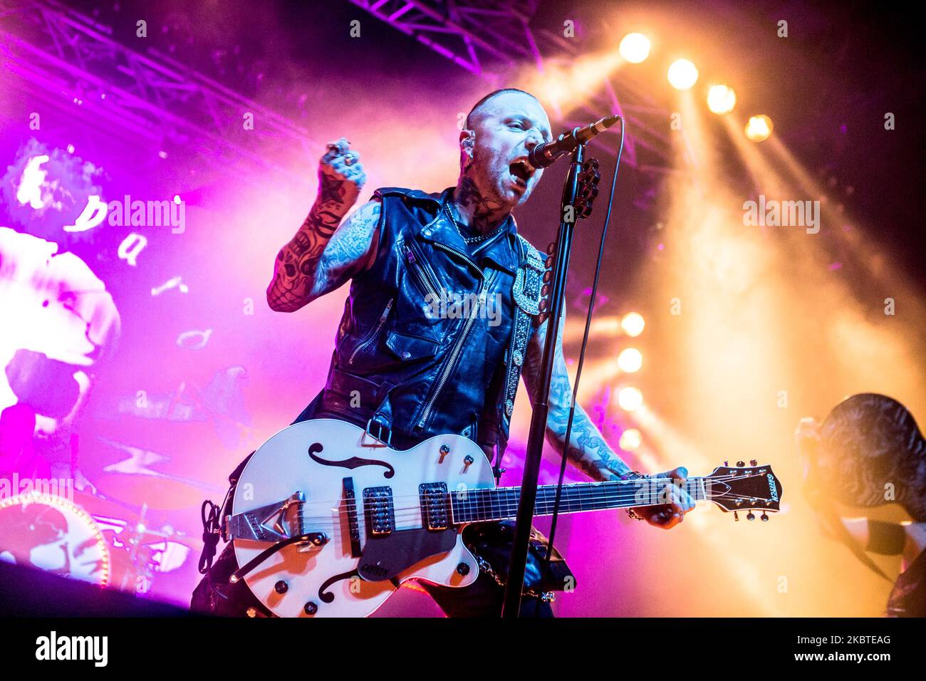 Nicke Borg of Backyard Babies performs live at Alcatraz in Milan, Italy ...